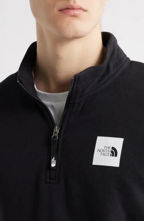 The North Face Half Dome Logo Quarter Zip Pullover - Tnf Black