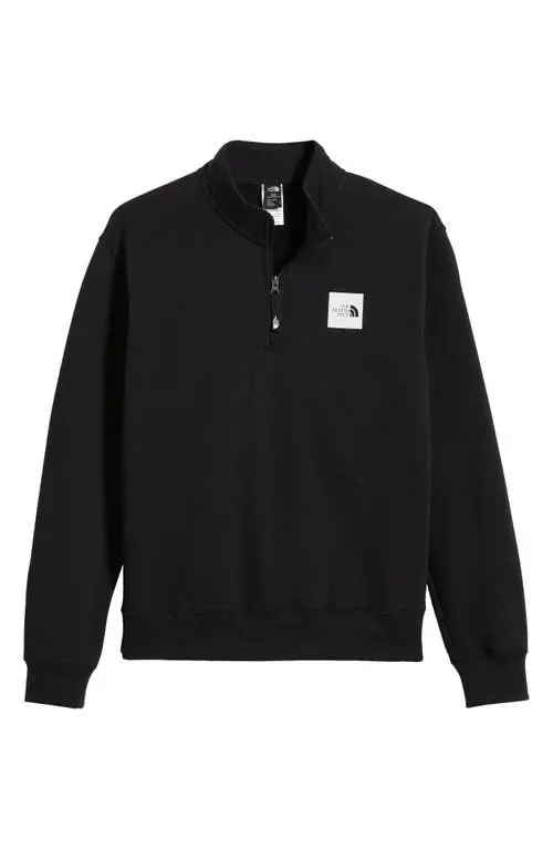 The North Face Half Dome Logo Quarter Zip Pullover - Tnf Black