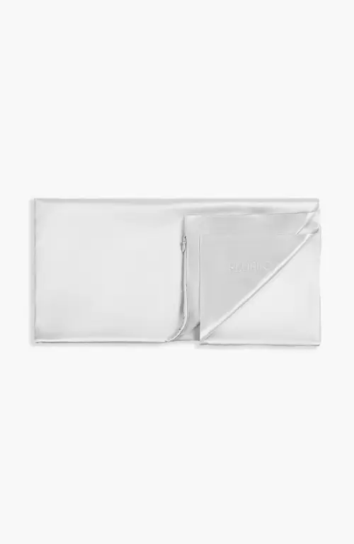 FLUFFCO | HOTEL COMFORT Silk Pillowcase - King / Silver