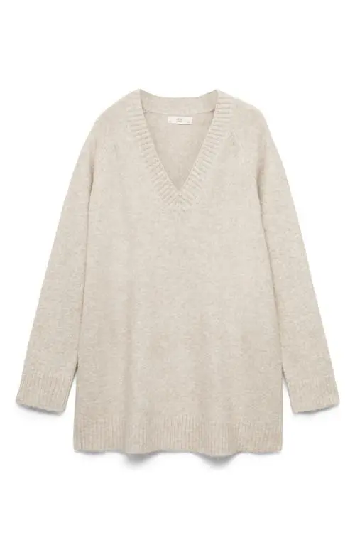 Mango Oversize V-neck Sweater