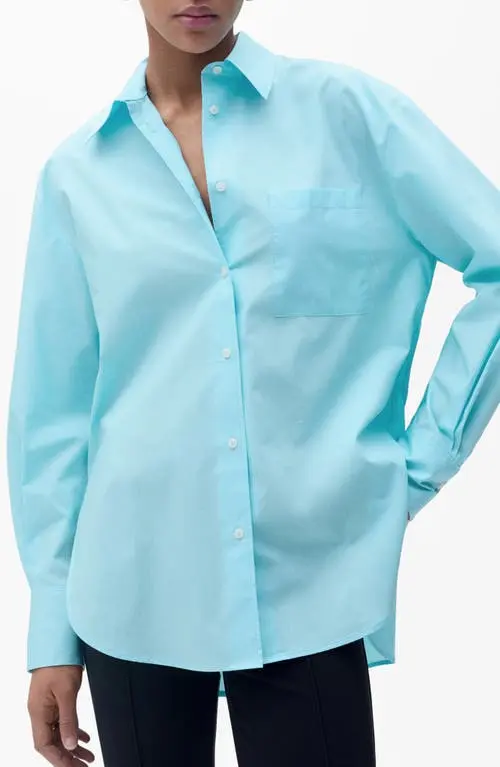 Mango Oversized Poplin Shirt