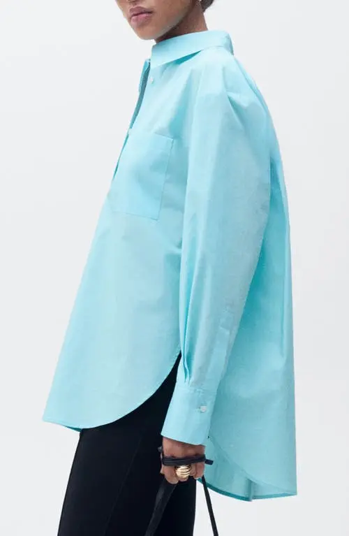 Mango Oversized Poplin Shirt