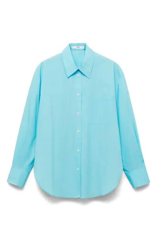 Mango Oversized Poplin Shirt