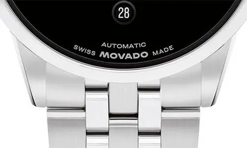 Movado Museum Classic Automatic Bracelet Watch - Black/ Silver