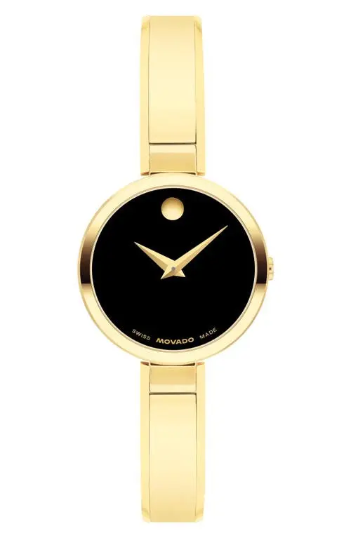 Movado Moda Bracelet Watch - Black Dial