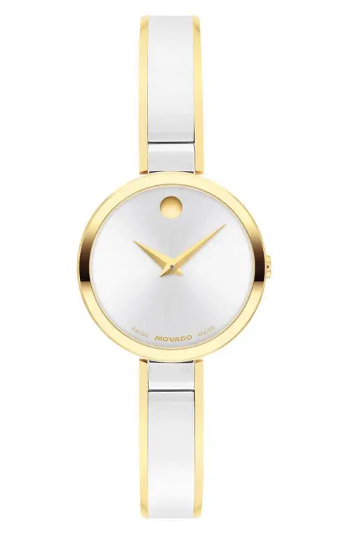 Movado Moda Bracelet Watch - Silver Dial