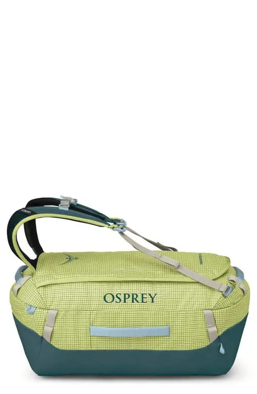 OSPREY Transporter 40-liter Duffle Carry-on Luggage - Glow Dew/torrent Blue