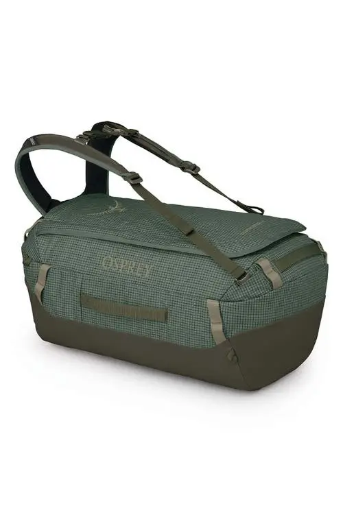 OSPREY Transporter 40-liter Duffle Carry-on Luggage - Pine Leaf/earl Grey