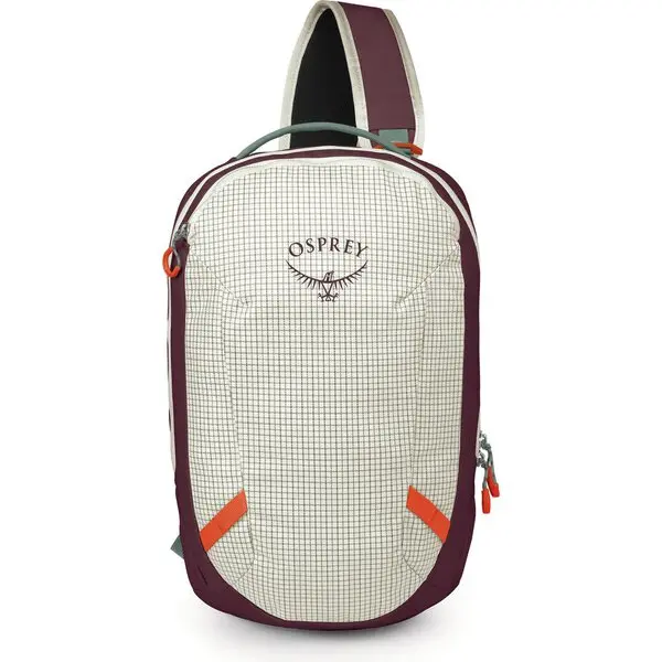 OSPREY Transporter Sling Bag - Mystery White/moody Burgundy