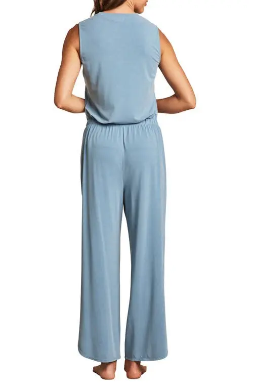 Barefoot Dreams Malibu Collection® Sand Washed Jersey Wide Leg Pajamas - Seashore