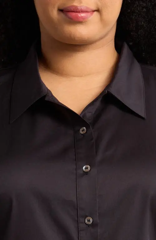 HARSHMAN Harpa Short Sleeve Button-up Shirt - Black