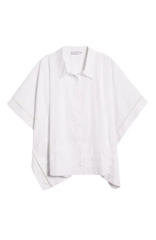 HARSHMAN Harpa Short Sleeve Button-up Shirt - White