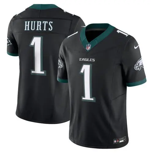 Nike Jalen Hurts Philadelphia Eagles Alternate Vapor F.u.s.e. Limited Jersey - Black