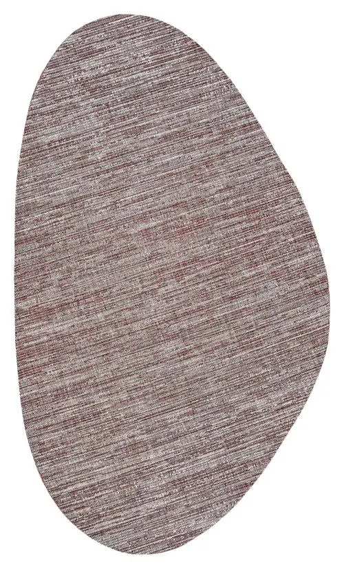 JONATHAN Y Callan Modern Rustic Abstract Indoor/outdoor Shaped Area Rug - Beige/red