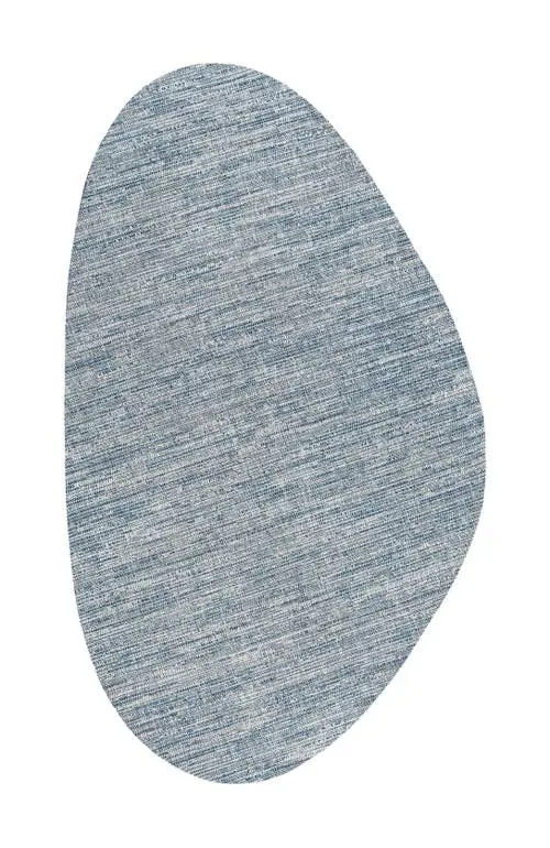 JONATHAN Y Callan Modern Rustic Abstract Indoor/outdoor Shaped Area Rug - Gray/navy