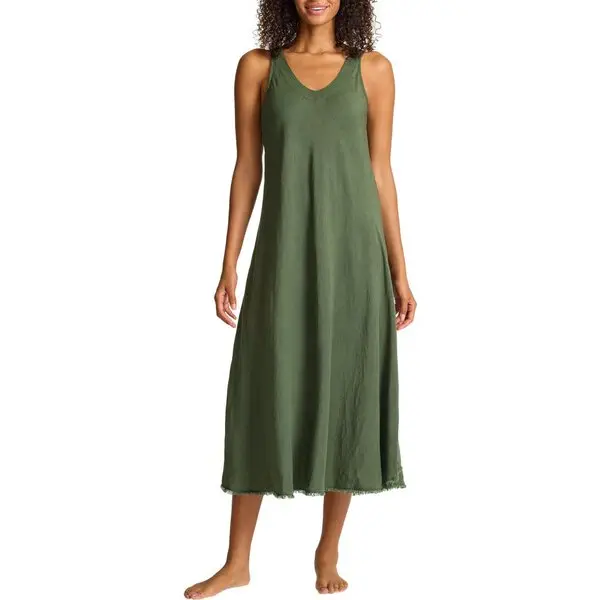 Tommy Bahama St. Lucia Midi Dress - Dark Tea Leaf