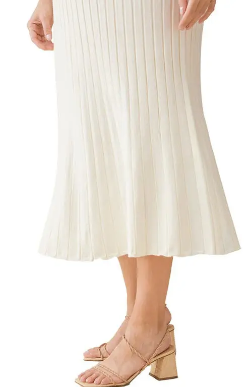 Ingrid & Isabel Maternity Sweater Dress - Ivory | Editorialist