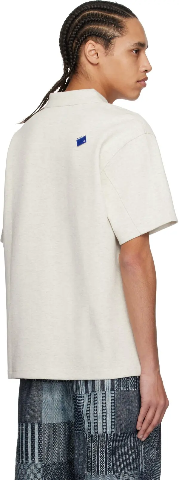 ★【Ader Error】★Sig; TRS Tag polo t-shir.t 01★OFF WHITE★ ADER error Off-White Significant TRS Tag 01 Polo ADER error