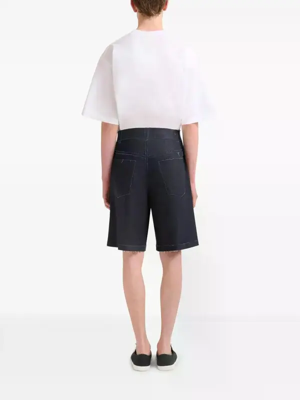 Marni High-waisted Denim Shorts - Blue