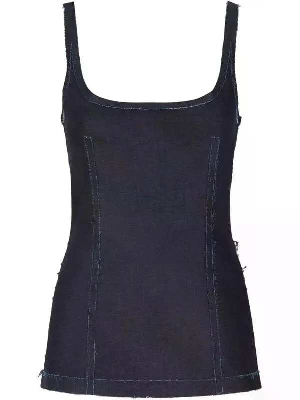 Marni Denim Corset Top - Blue