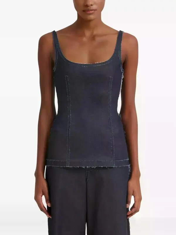 Marni Denim Corset Top - Blue