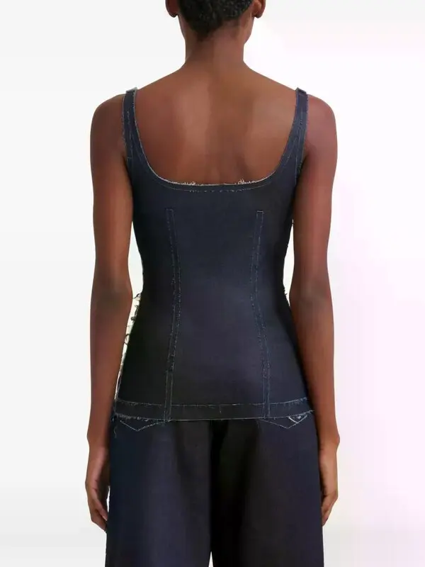 Marni Denim Corset Top - Blue