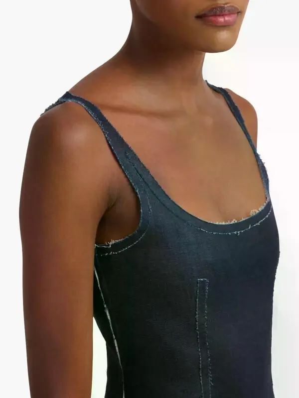 Marni Denim Corset Top - Blue