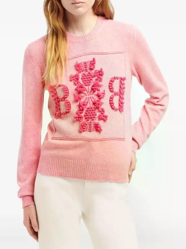 BARRIE 3d Logo Cashmere Sweater