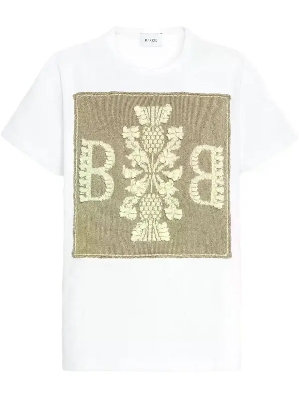 BARRIE Logo-patch T-shirt - White