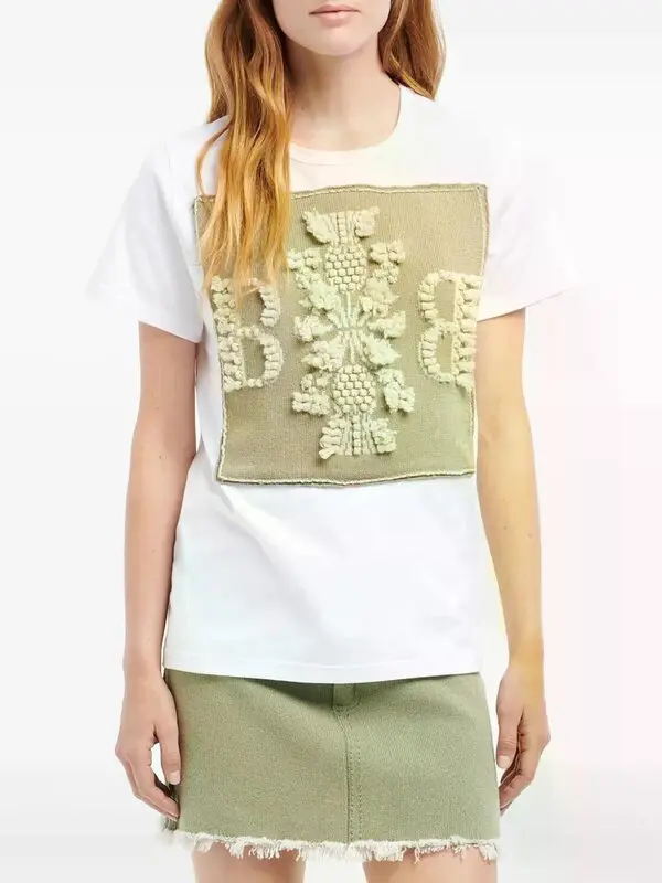 BARRIE Logo-patch T-shirt - White