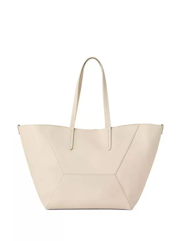 Brunello Cucinelli Duo Leather Tote Bag - Neutrals