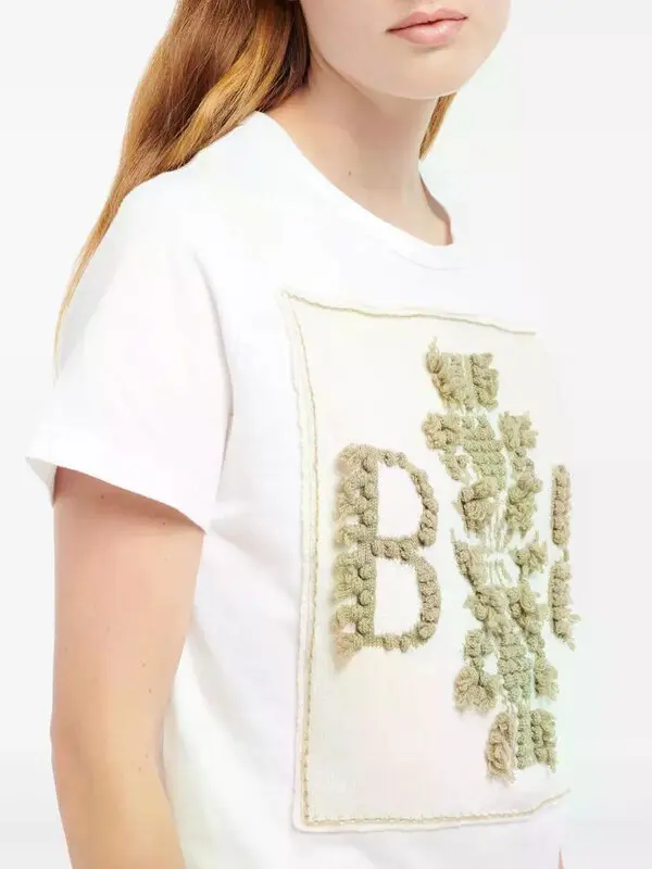 BARRIE Logo-embroidered T-shirt