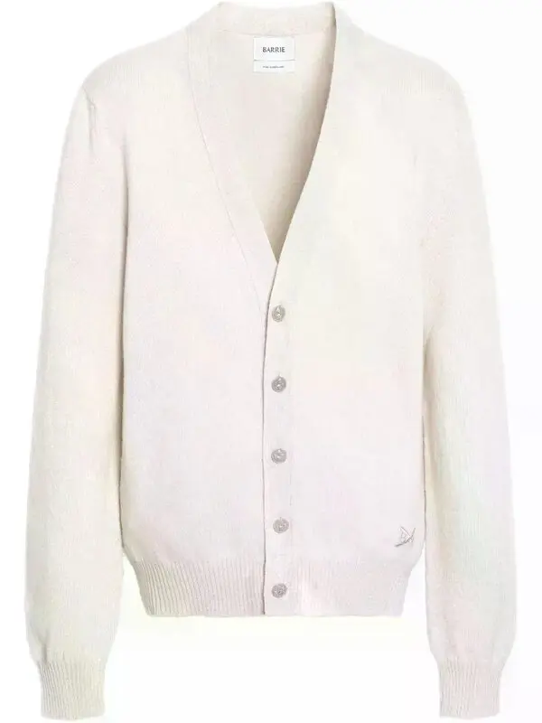 BARRIE V-neck Cardigan - White