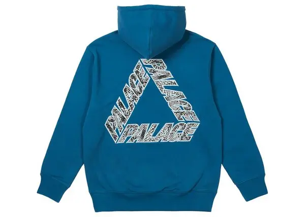 PALACE P3 Snake Applique Hood - Teal