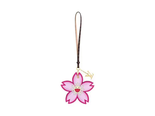 LOUIS VUITTON X Takashi Murakami Cherry Blossom Bag Charm - Pink