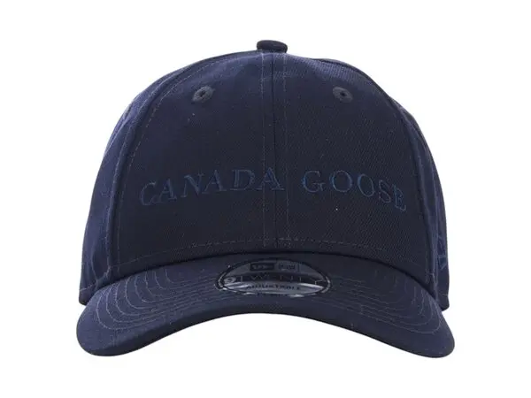 Canada Goose Woodmark Embroidered Logo Baseball Cap - Navy Blue