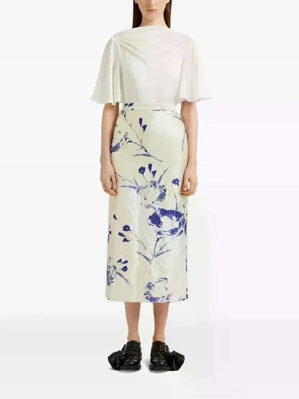 Erdem Draped T-shirt - White