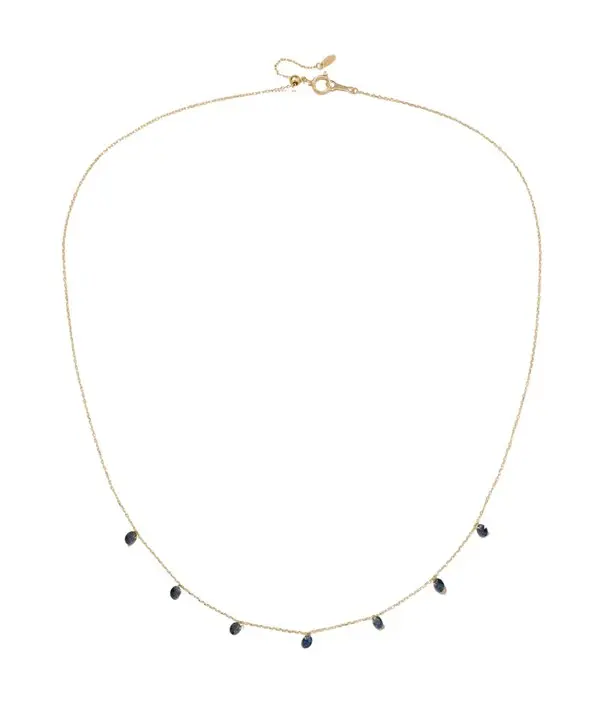 PERSEE 18-karat Gold Sapphire Necklace - Blue