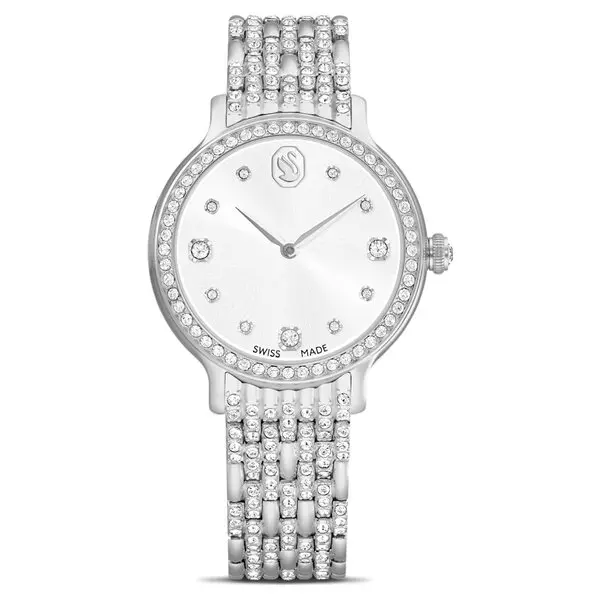 SWAROVSKI Imber Watch With Crystal Embellishments - Silver Tone