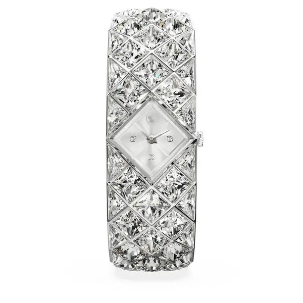 SWAROVSKI Curiosa Bangle Watch - Silver Tone