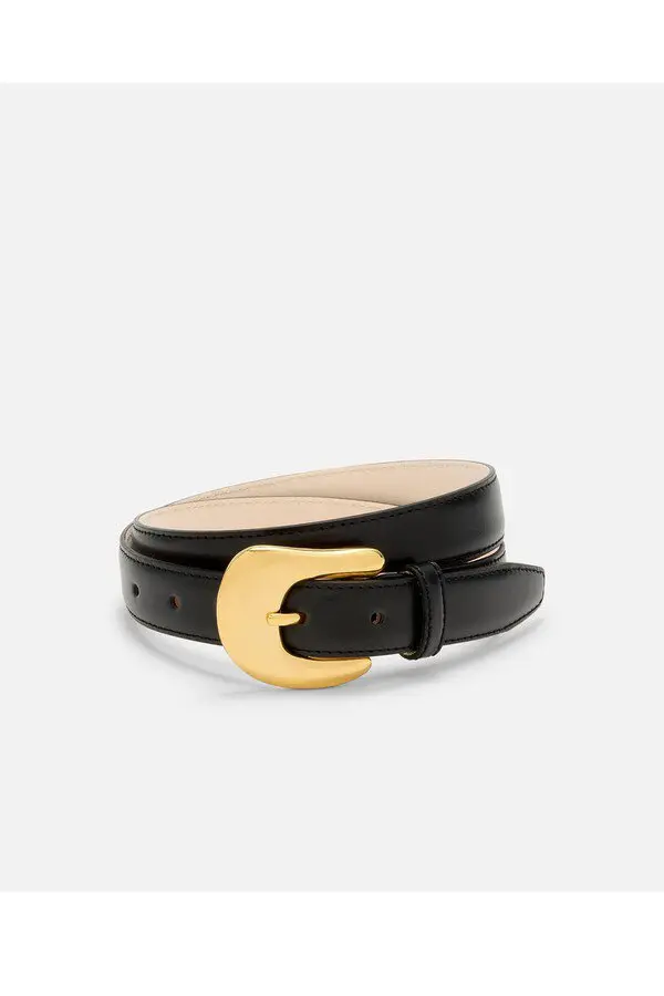 AUREUM No. 8 Leather Belt - Black