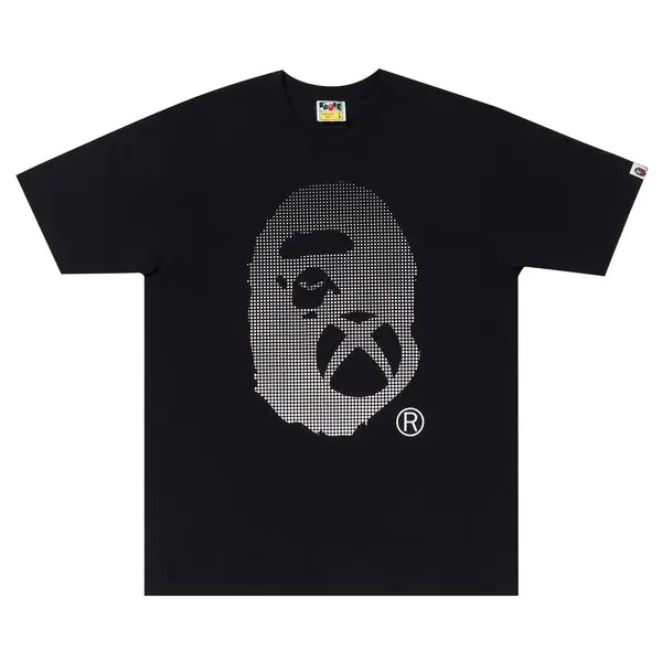 A BATHING APE X Xbox Ape Head Tee #1 - Black