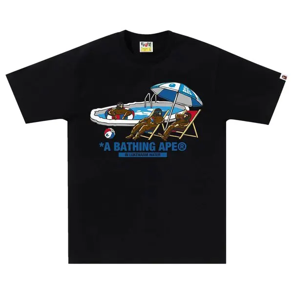 A BATHING APE Poolside Tee - Black