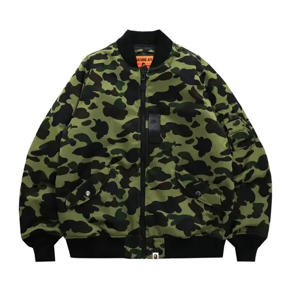 A BATHING APE 1st Camo Nylon Twill Ma-1 Jacket