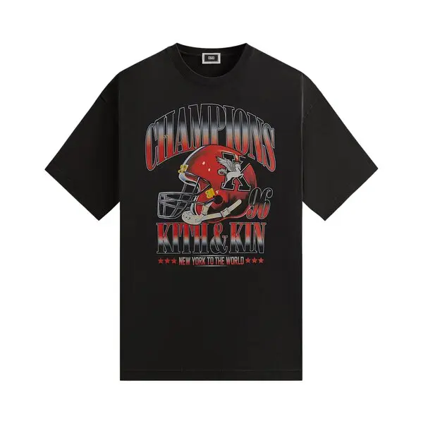 Kith Kin Champions 1996 Vintage Tee - Black