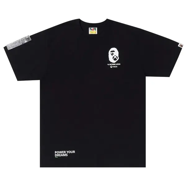 A BATHING APE X Xbox Tee - Black