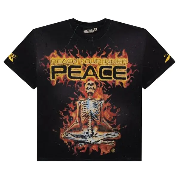 HELLSTAR Inner Peace Fire Tee - Black