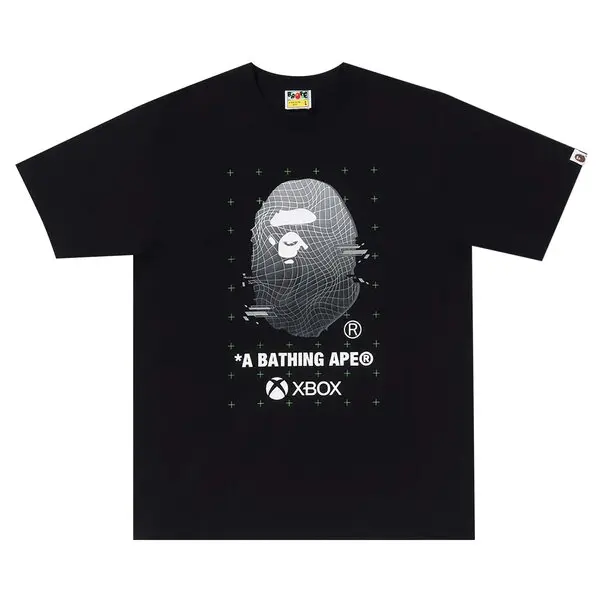 A BATHING APE X Xbox Ape Head Tee #2 - Black
