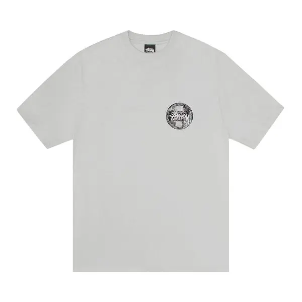 StÜssy Dot Stamp Tee 'fog