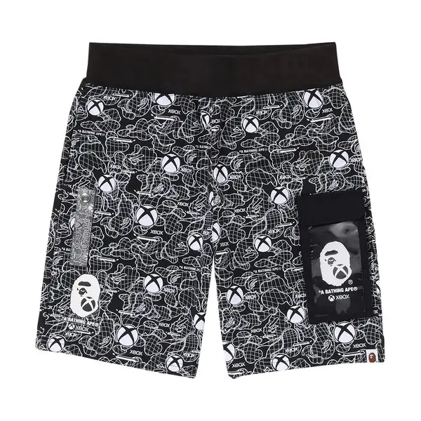A BATHING APE X Xbox Camo Sweat Shorts